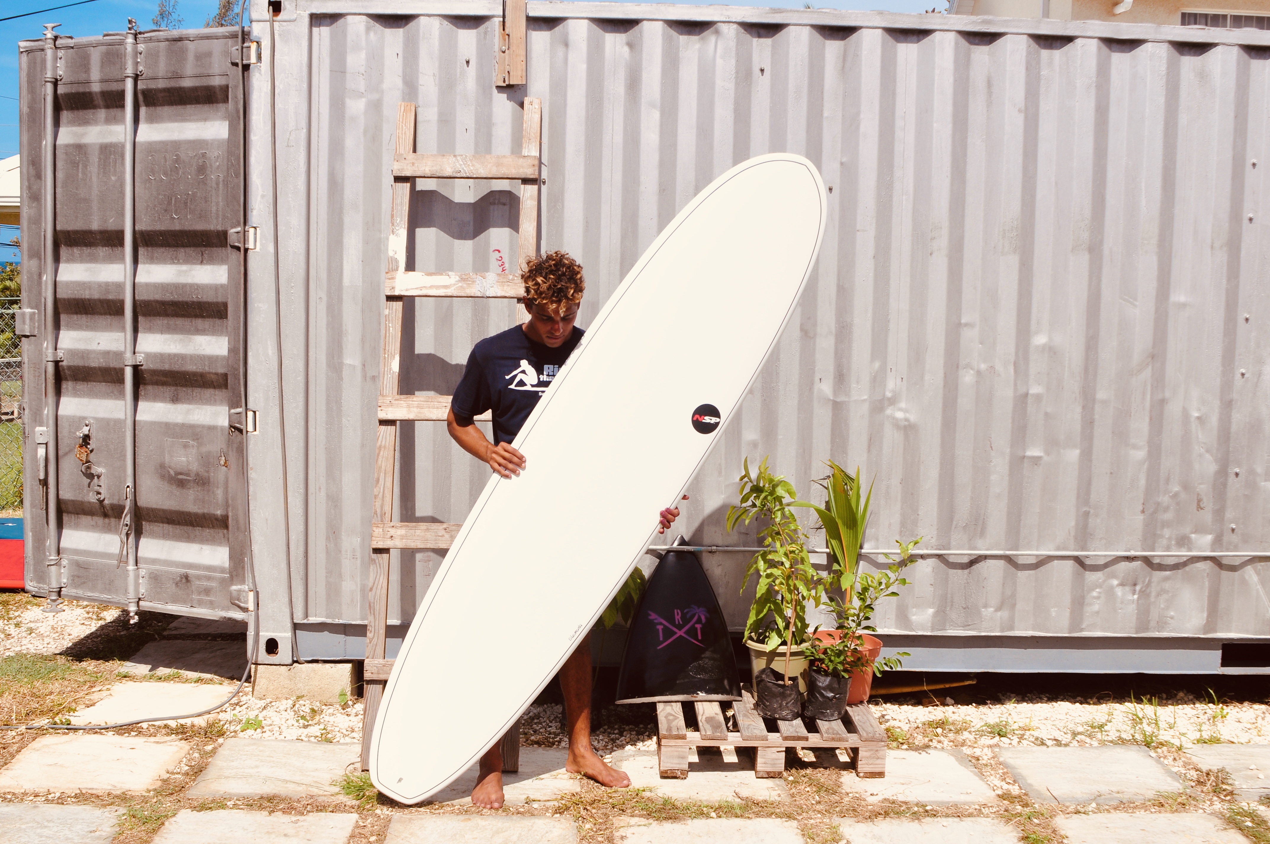 NSP Elements 8 Mid-length Boards rental from Ride the Tide Surf School